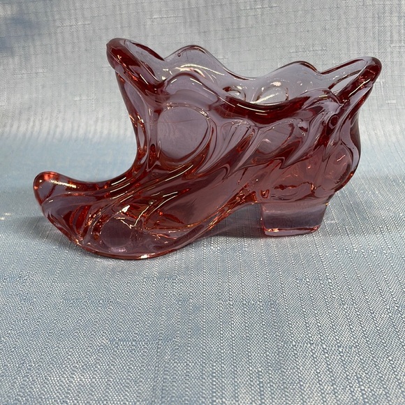 Fenton | Art | Fenton Pink Glass Shoe The Legend Of The Secret Slipper ...